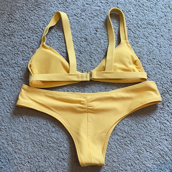 Tilly's | Swim | Tillys Full Tilt Yellow Swimsuit | Poshmark